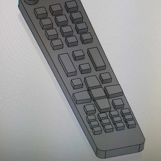 🌆 TV remote controller・ STL File for 3D printing・Cults