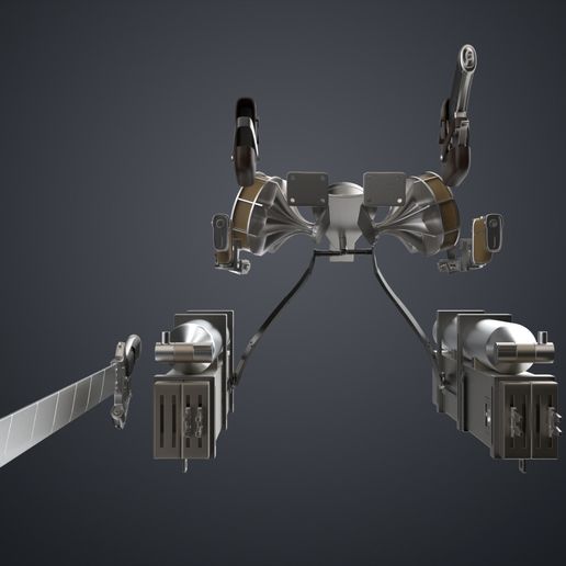⚙️ ODM Gear and Swords - Attack on Titan・ 3D File for 3D printing・Cults