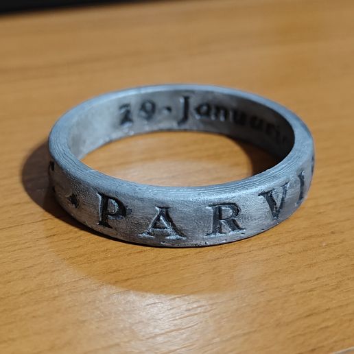 3D print ring uncharted • made with Anycubic Photon M3・Cults
