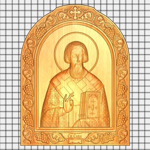 🪵 Orthodox Icons and Saint Sava for CNC Wood Sveti Sava・ STL File for ...