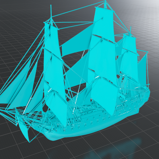 🚢 HMS IMPLACABLE 1805 ship model・ STL Datei für 3D-Druck・Cults