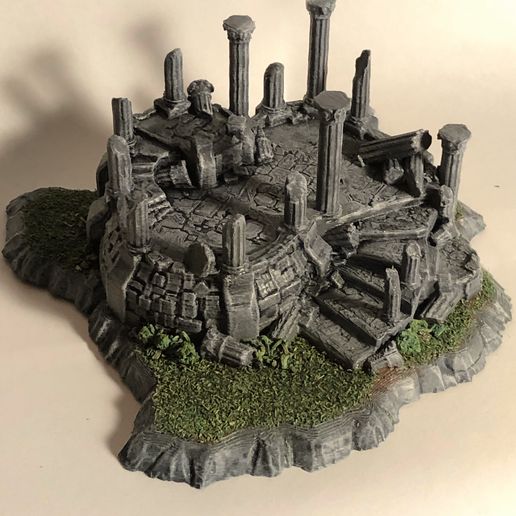 🎲 RPG Terrain Ruin・ OBJ File for ・Cults