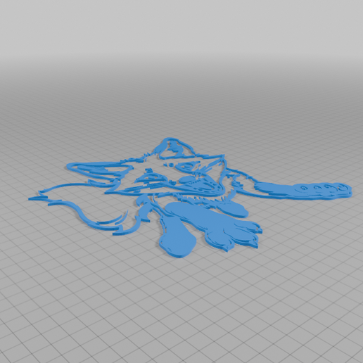 Free 3D file Halloween scary Fox window decoration 🎃 ・3D printable ...