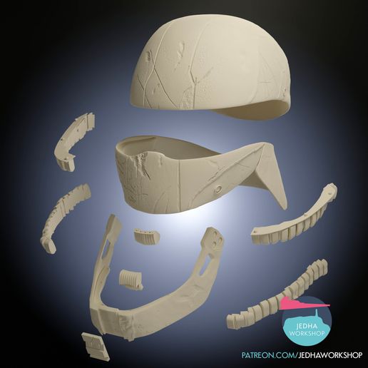 🪖 Qimir The Stranger Helmet, Cortosis Gauntlet & X Star Wars The ...