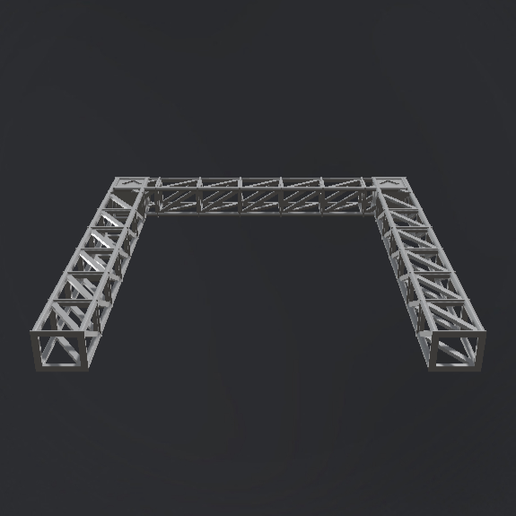 🤼 WWF STAGE TRUSS ARCH RAW SMACKDOWN・ STL File for 3D printing・Cults