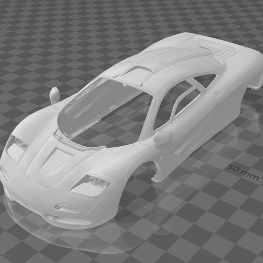 🐚 McLaren F1 Shell Body – Divided Parts for Easy Printing・ STL File for ...