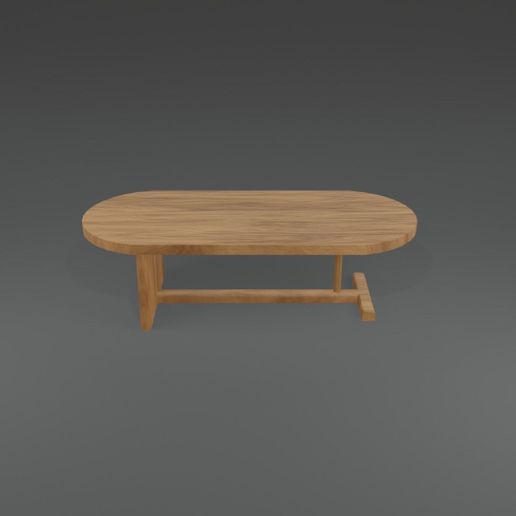 ☕ Low Polly Modern Coffee Table Set low-poly 3D model Low-poly 3D model ...