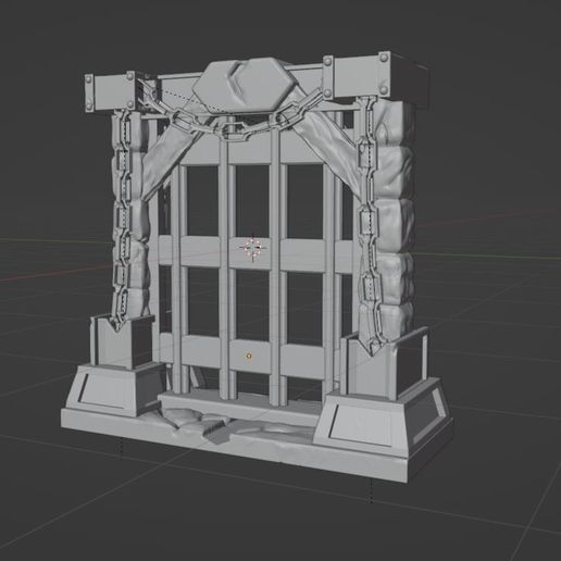 🚪 Prison Door・Free STL File for 3D printing・Cults