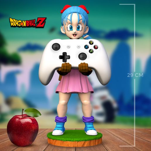 STL file BULMA - JOYSTICK HOLDER - DRAGON BALL 🕹️ ・3D print object to ...