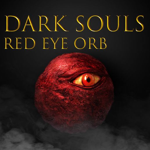 👁️ Dark souls Red Eye Orb・Archivo STL Gratis para Impresión 3D・Cults