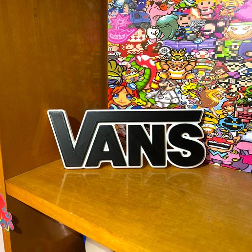🏠 Vans Logo・ STL File for 3D printing・Cults