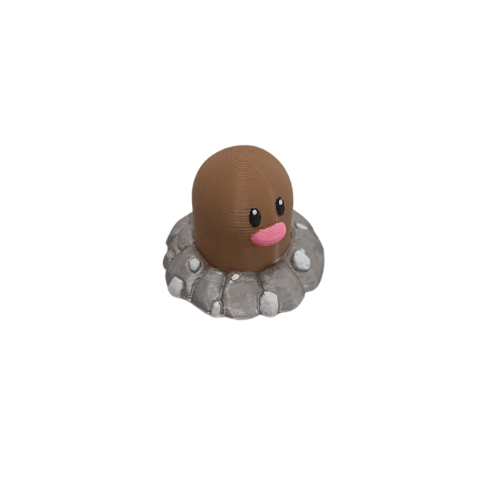 🐉 Diglett. Pokemon Toys.・ STL File for 3D printing・Cults