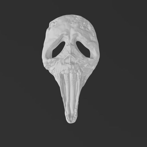👻 Scary horror Undead Scream Ghost face mask Cosplay・Free STL File for ...