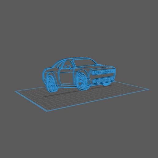 STL file Dodge - Challenger SRT Hellcat 👾 ・3D printable design to ...