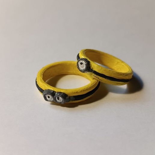👹 minion ring・Free STL File for 3D printing・Cults