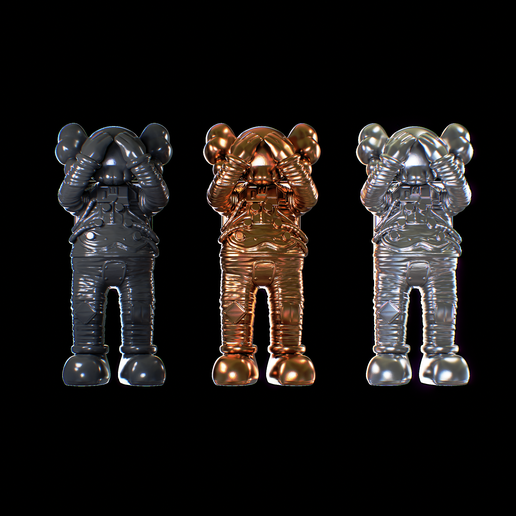 🛰 KAWS Holiday Space・Archivo STL para Impresión 3D・Cults