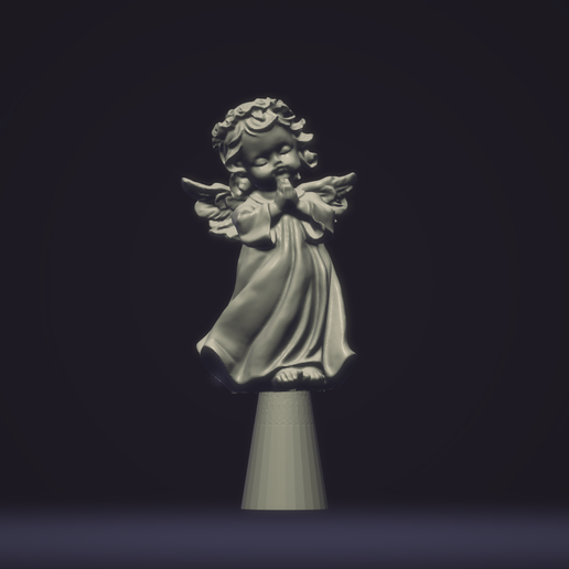 👼 Angel Christmas tree topper・ STL File for 3D printing・Cults