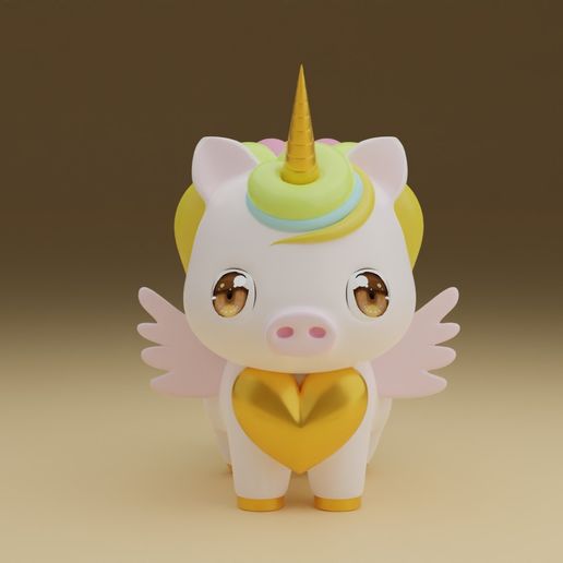 STL file Unicorn 🦄 ・3D printable model to download・Cults