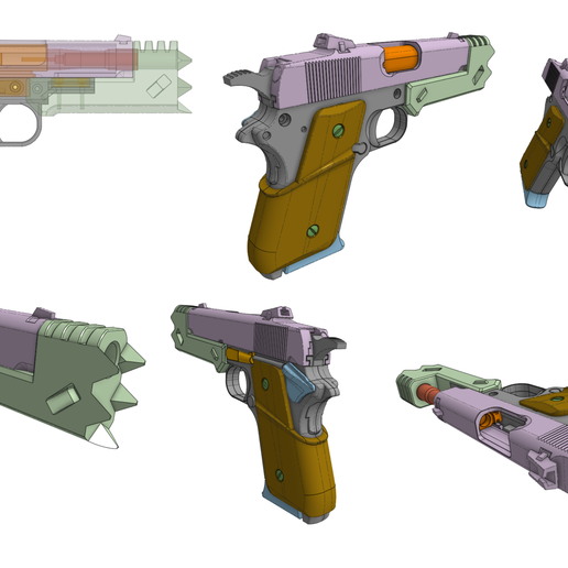 🔫 Lycoris Recoil - Chisato Nishikigi Gun ( Cosplay )・ 3D File for 3D ...