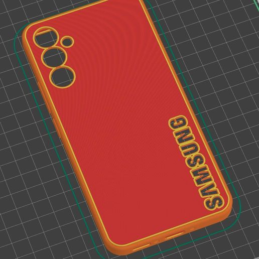 STL file Samsung Galaxy A34 Case - Samsung Logo 📞 ・3D printer design to ...