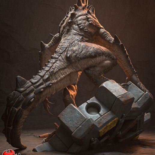 🐉 Deathclaw・ STL File for 3D printing・Cults