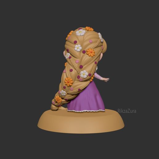 Archivo 3D CUTE RAPUNZEL - DISNEY PRINCESS - 3D PRINT MODEL 👸 ・Diseño ...