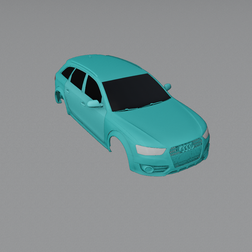 🚗 Audi A4 Quattro 2017・ STL File for 3D printing・Cults