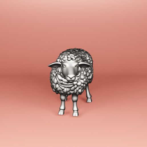 STL file Grazing Sheep STL – Pasture Animal 3D Print Model 🐑 ・3D ...