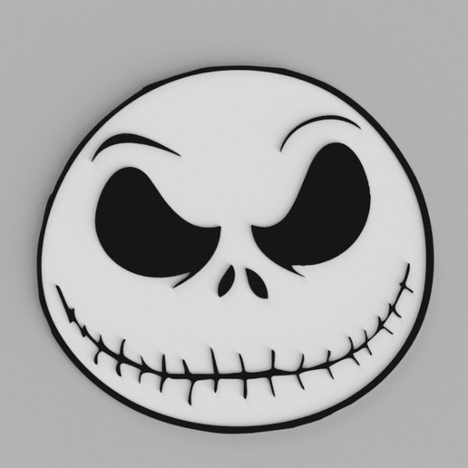 Cabeza De Jack Skellington Reloj For Sale Con La Obra «Cabeza De Jack