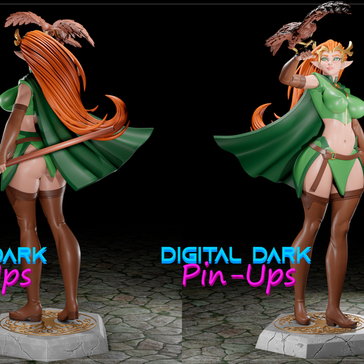 🫦 Keyleth Vox Maxima with NSFW version and Miniatures COMBO PACK・ 3D File for ・Cults