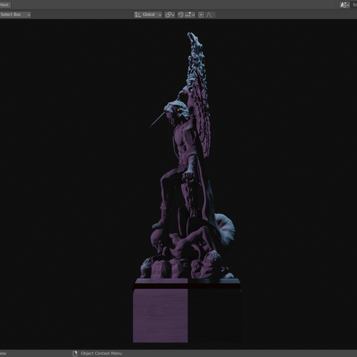 📁 The Archangel Michael - Blender 3D source file・ 3D File for 3D ...
