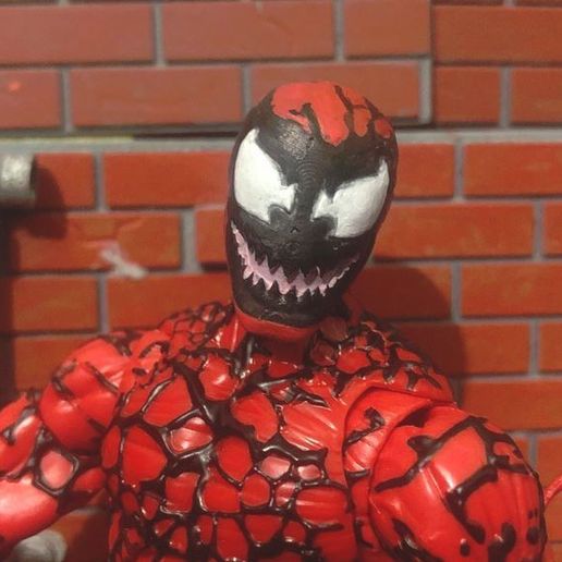 🗡️ Carnage TAS Head Sculpt (Bonus sword hand)・ STL File for 3D printing ...