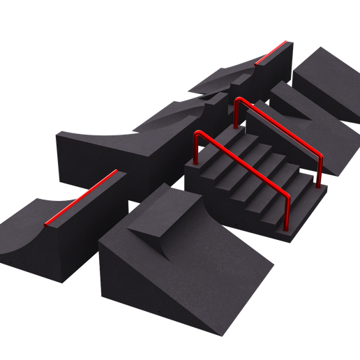 🪢 Fingerboard Ramps Set - Connect & Customize Your Park!・ STL File for ...
