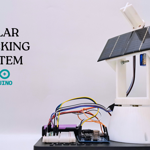 ☀️ Solar Tracking System・ 3D File for 3D printing・Cults