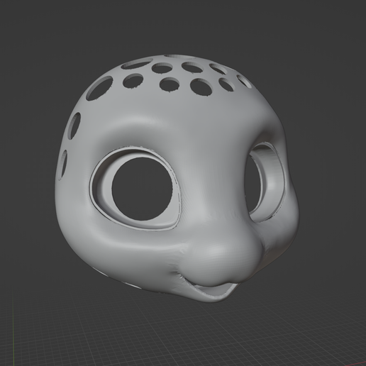 🐉 Kemono STL Fursuit Head Base・ 3D File for 3D printing・Cults