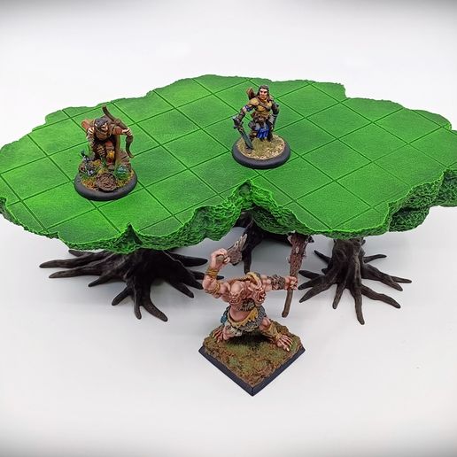 🌳 Playable Deciduous Tree Copse A・ STL File for ・Cults