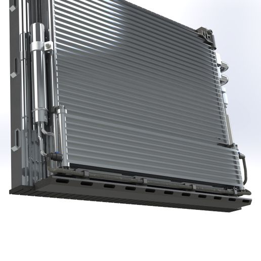🧸 Scale Engine Radiator and Condenser of Land Rover, Range Rover・ 3D ...