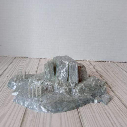 🐉 Articulated Dragon Stand Holder Display Defensive Rock Formation with ...