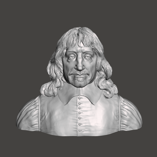 📁 3D Model of Rene Descartes - High-Quality STL File for 3D Printing ...