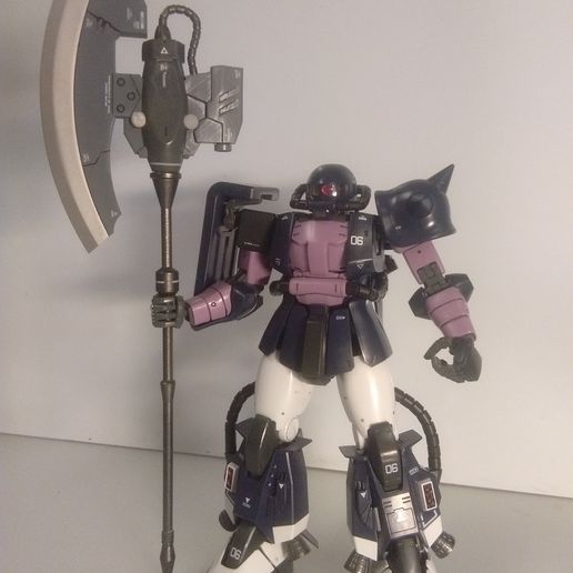 🦅 Zaku Origin Giant Heat Hawk (MG 1/100) [Pre-Supported]・ 3D File for ...