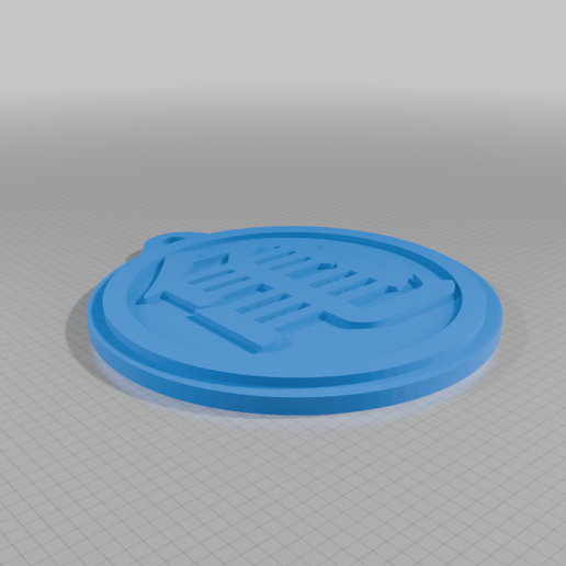 Free 3D file Muten Roshi/Kame Sennin logo keychain 🗝️ ・3D printer model ...