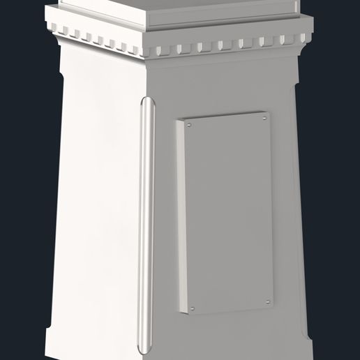 👤 A pillar / post / column / stand for your favourite bust・Free STL ...