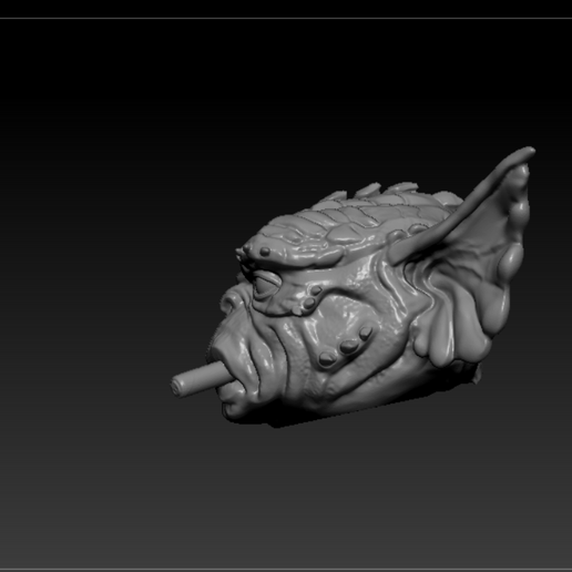 👤 GREMLIN HEAD BUST・ OBJ File for 3D printing・Cults