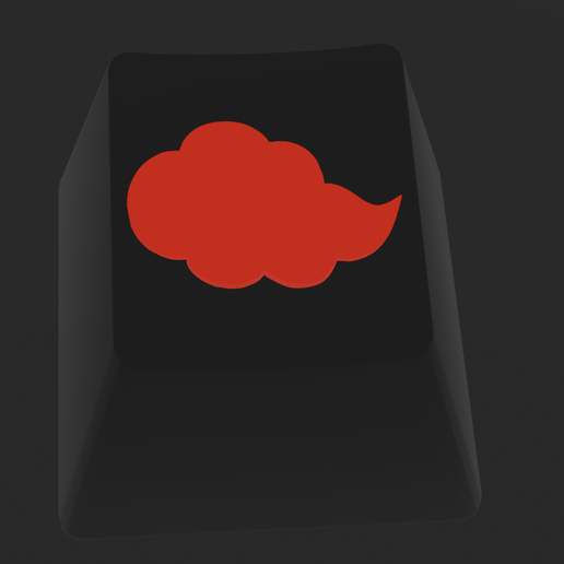 Archivo STL Akatsuki Keycap Naruto 💬 (OBJ)・Modelo de impresora 3D para ...