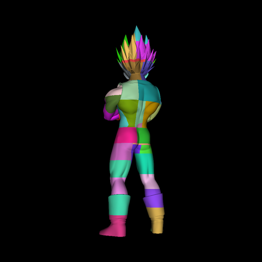 🐉 1:1 Life-Size Vegeta (Dragon Ball) | 53-Part Giant 3D Printable ...