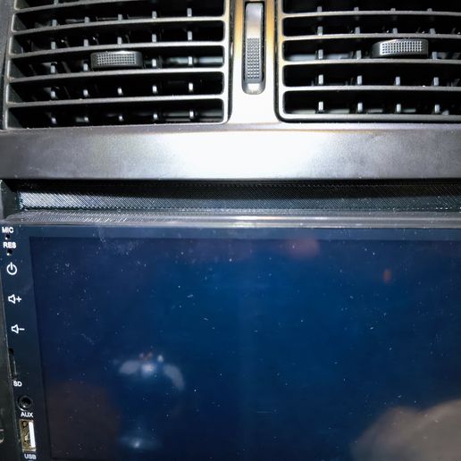 STL file din radio frame peugeot expert 2007 📻 ・3D printer model to ...