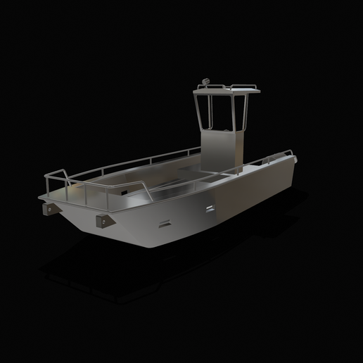 🛥️ Jurassic Park 3 River Barge・ STL File for 3D printing・Cults