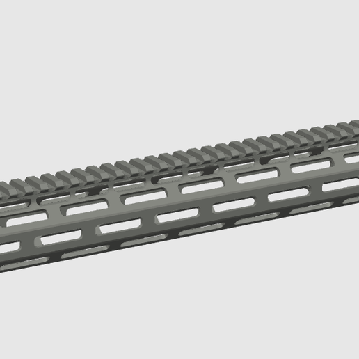 ⭐ ar 15 lone star 16 icnh handguard・ 3MF File for 3D printing・Cults