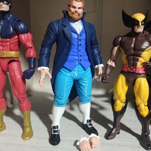 👾 HARRY LELAND HELLFIRE CLUB ARTICULATED X-MEN CUSTOM FIGURE・Бесплатный ...