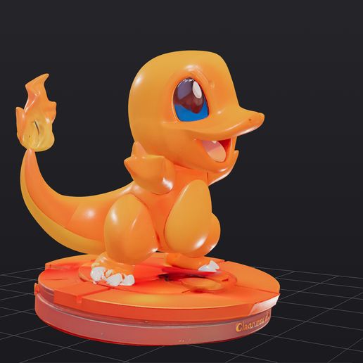👾 Charmander・ 3D File for 3D printing・Cults